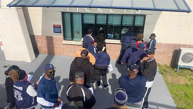 JSU fans line up at crack of dawn to get football tickets
