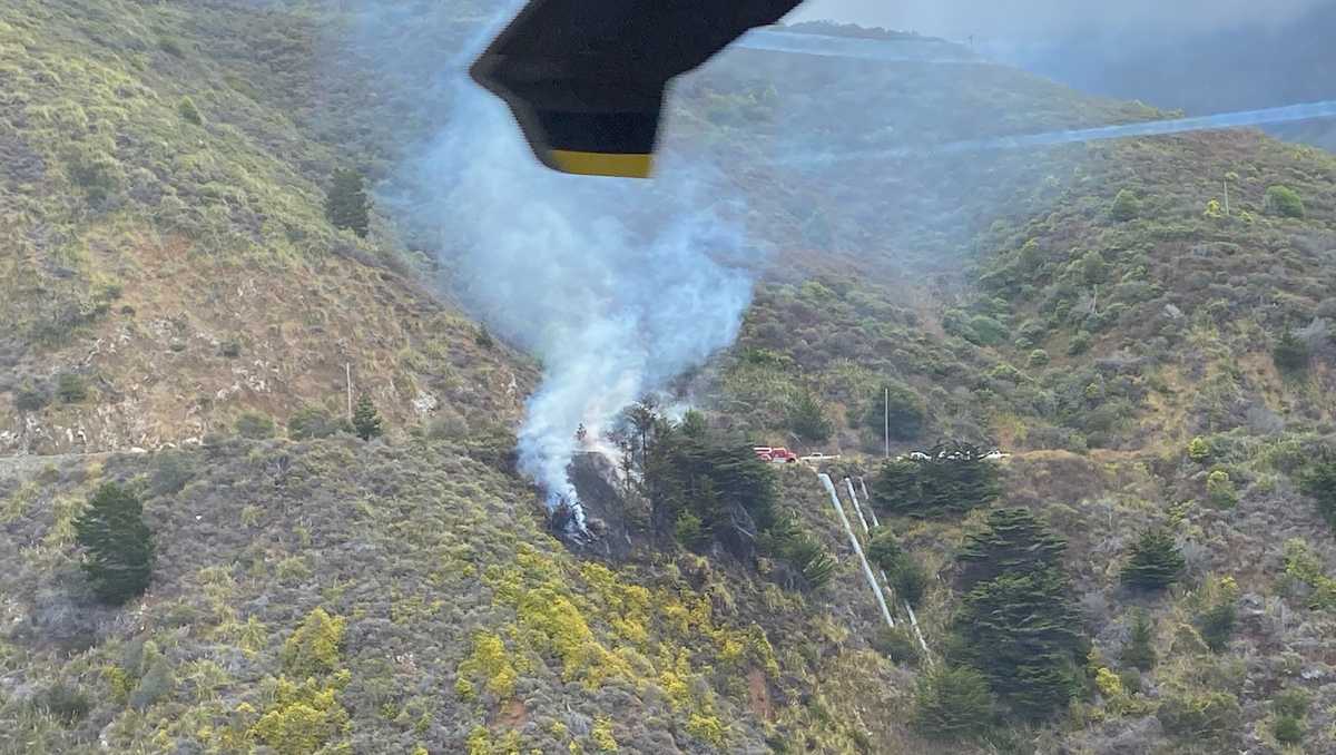 Big Sur Fire quickly contains blaze early Sunday morning