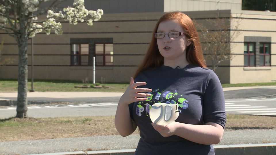 Nashua, NH, teen develops new COVID face mask