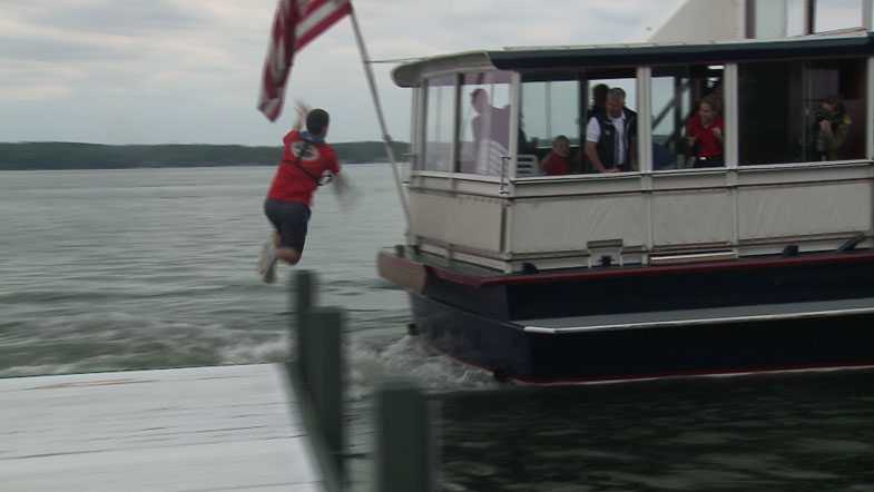 Mailboat jumper tryouts bring thrills, chills, spills