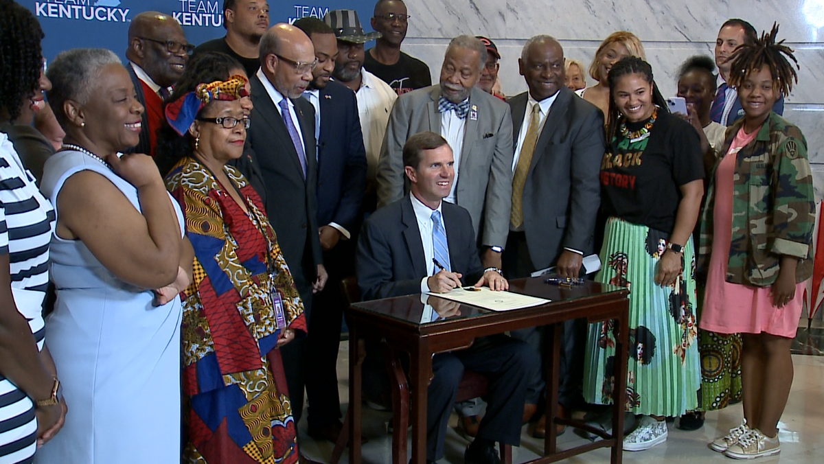 KY governor signs proclamation recognizing Juneteenth