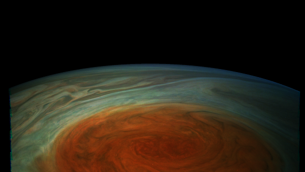 NASA's new photos of Jupiter's Great Red Spot are stunning