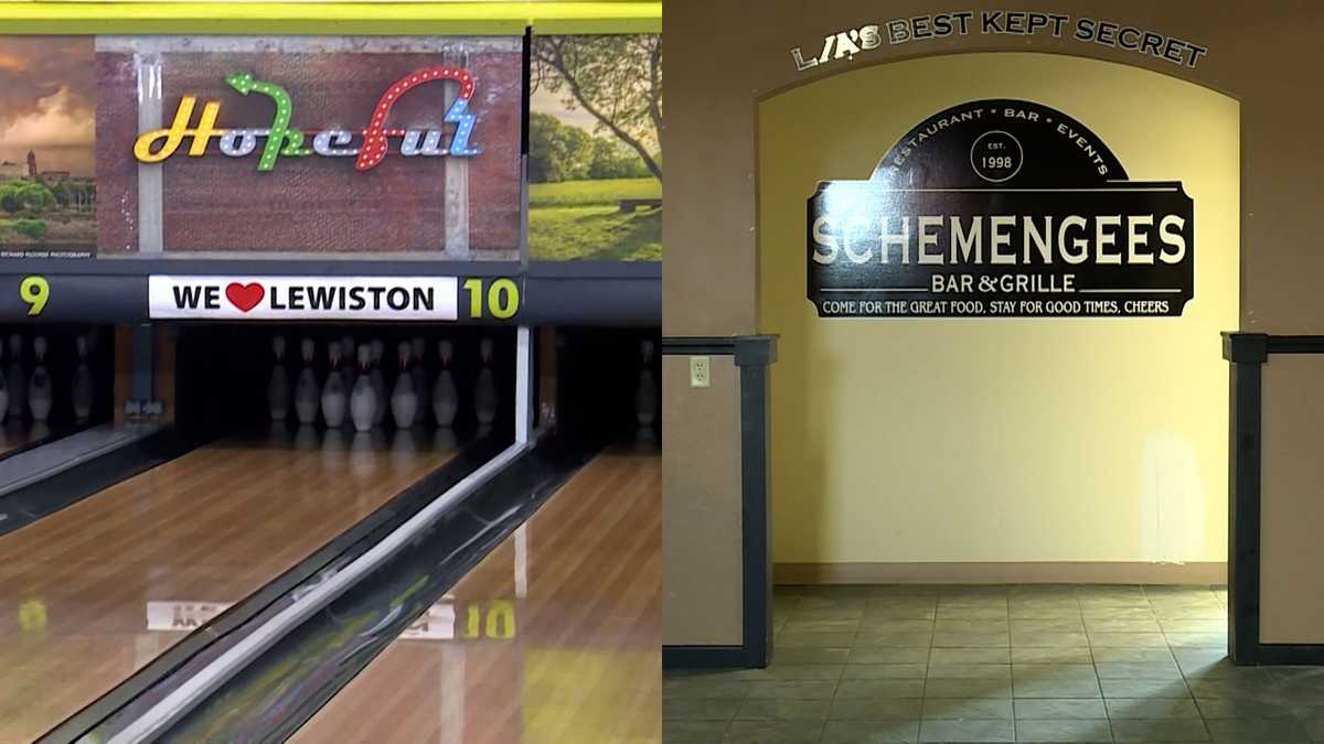 Both Lewiston mass shooting sites still standing one year later