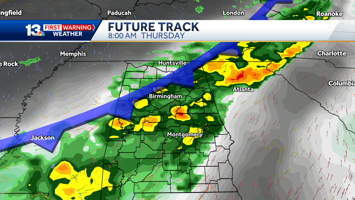 Alabama weather forecast: Blazing hot, cold front coming