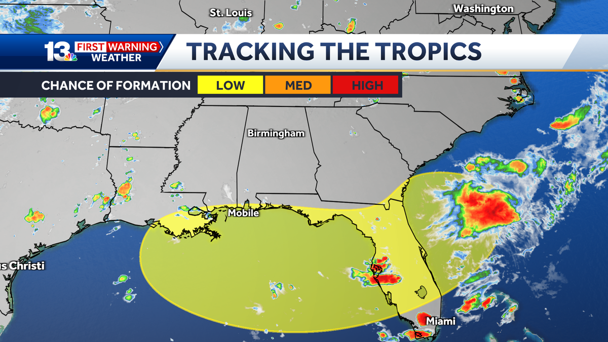 Tropical development in Gulf coast could impact Alabama