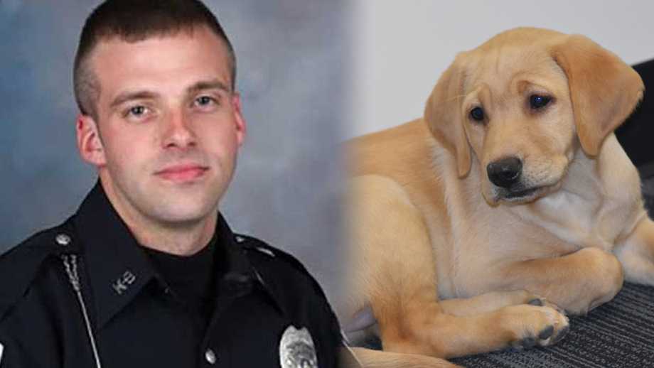 New Charlestown K-9 puppy named in honor of fallen officer