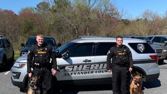 Alexander County Sheriff's Office welcomes new K-9s