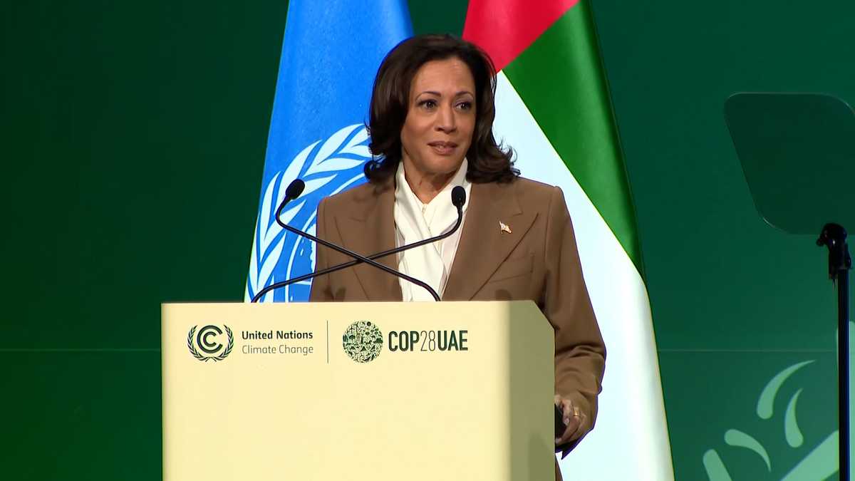 Kamala Harris makes $3 billion US pledge to global climate action