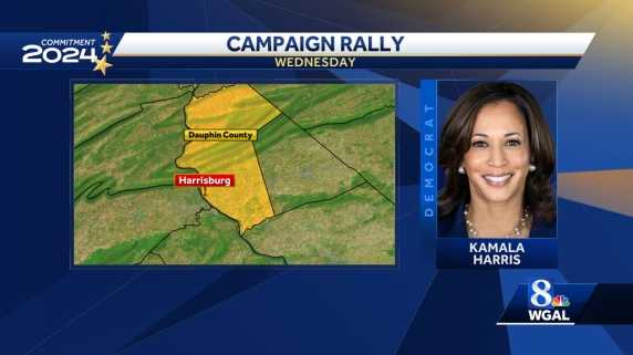 Kamala Harris to hold rally in Harrisburg