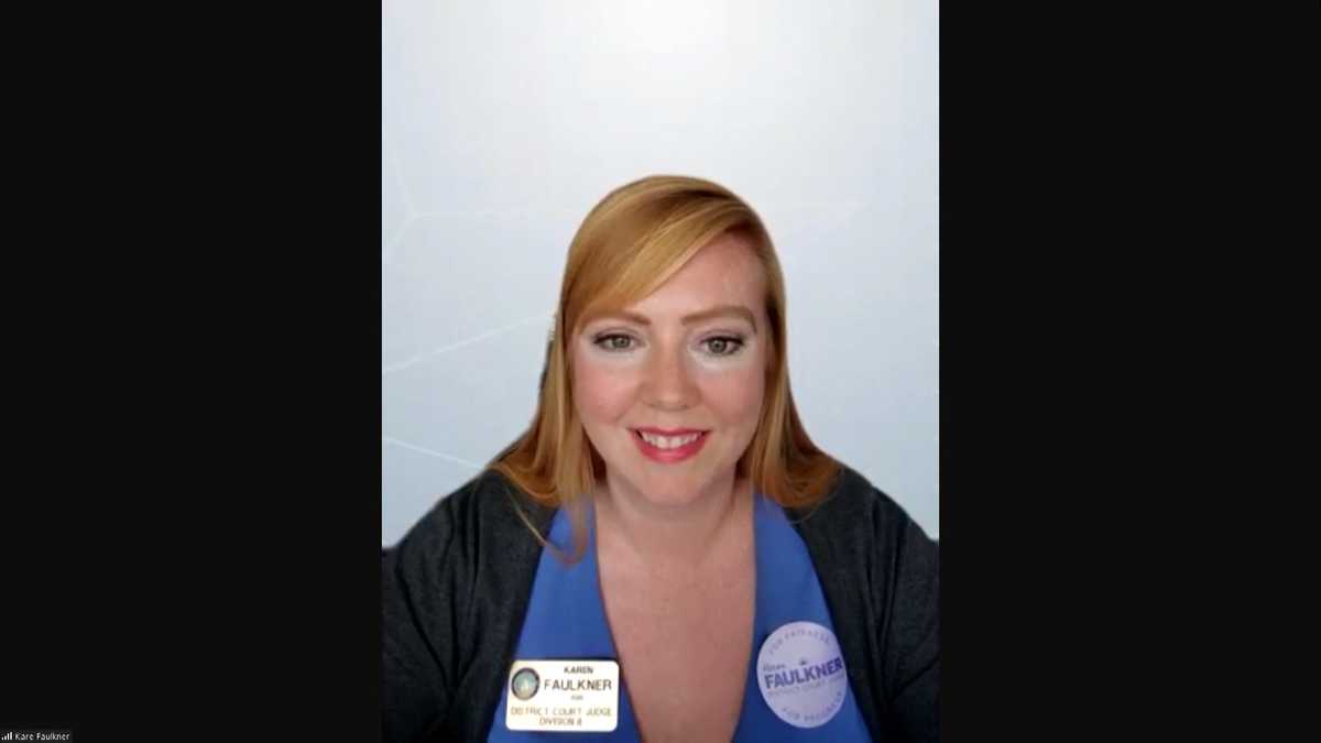 Karen Faulkner, candidate for district judge Dist. 30, Div. 8