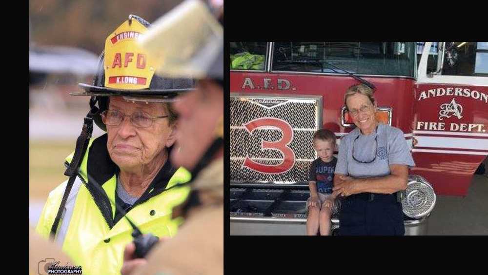 First female firefighter in Anderson hangs up her hat