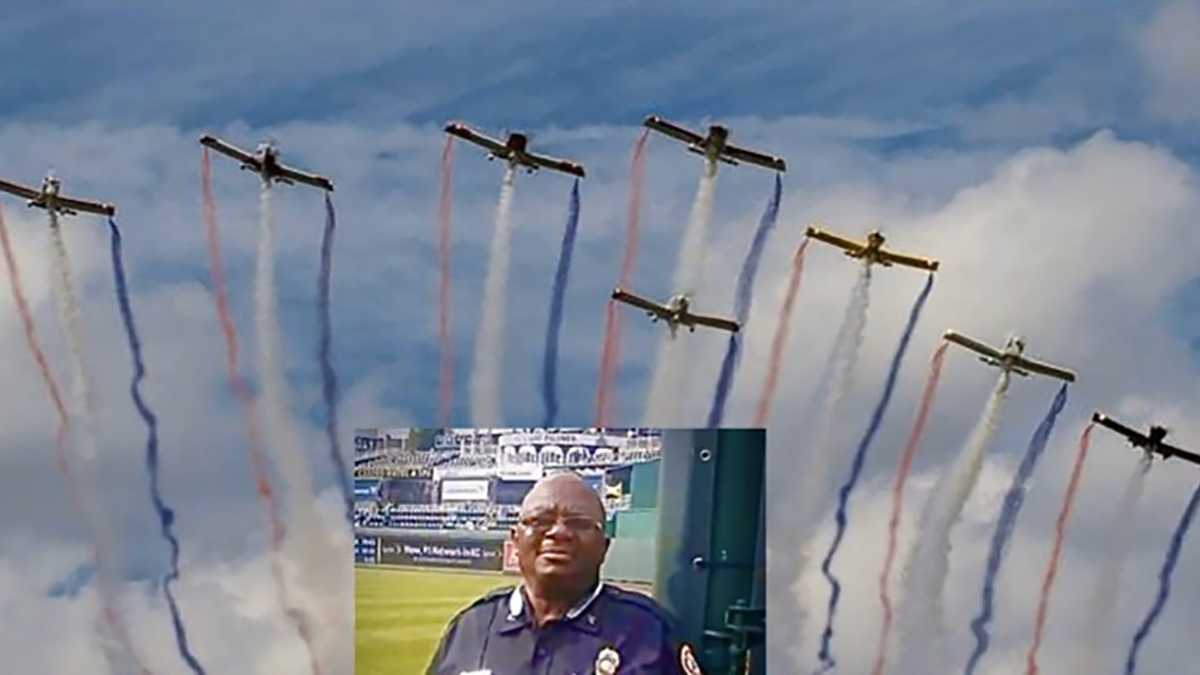 Flyover, flags ordered at half staff honor KCFD EMT who died from COVID-19