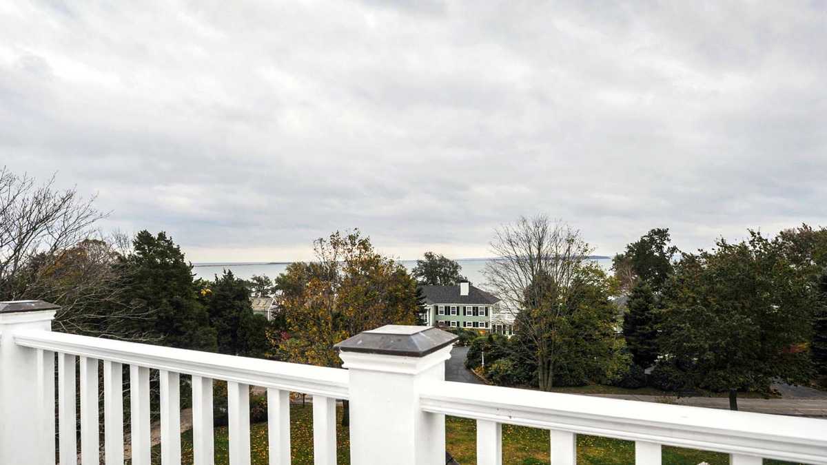 $2.49M landmark home has private beach