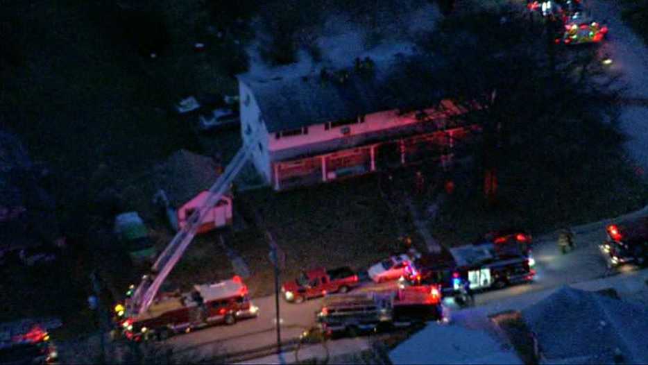 KCK firefighters battle apartment fire early Wednesday