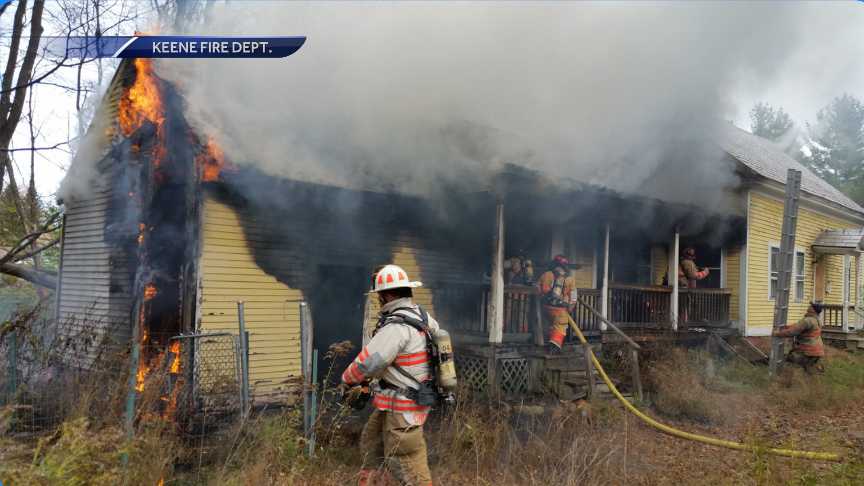 Authorities investigate fire at vacant home in Keene