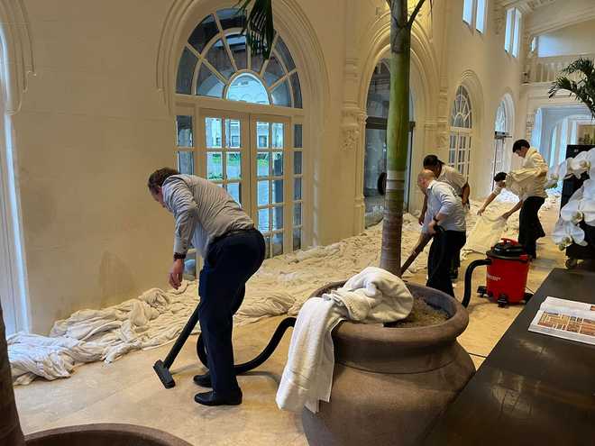 Flash flooding reported during strong storms in South Florida