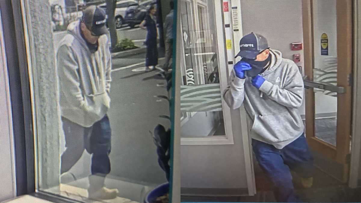 Portland police search for Kennebec Savings Bank robbery suspect