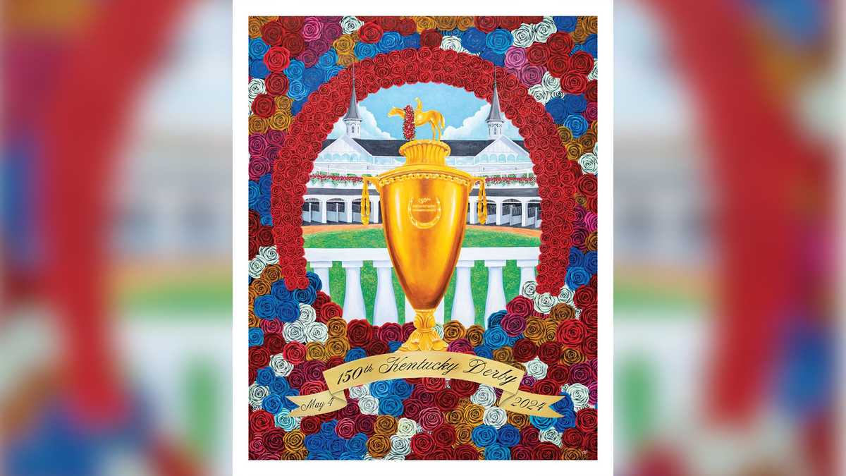 Official art for 150th Kentucky Derby unveiled