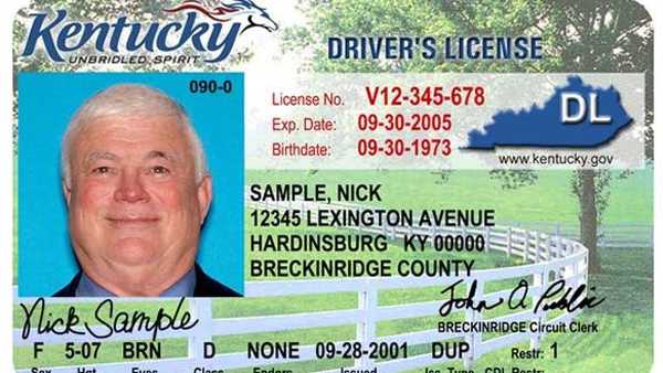 New Kentucky driver's licenses coming in March