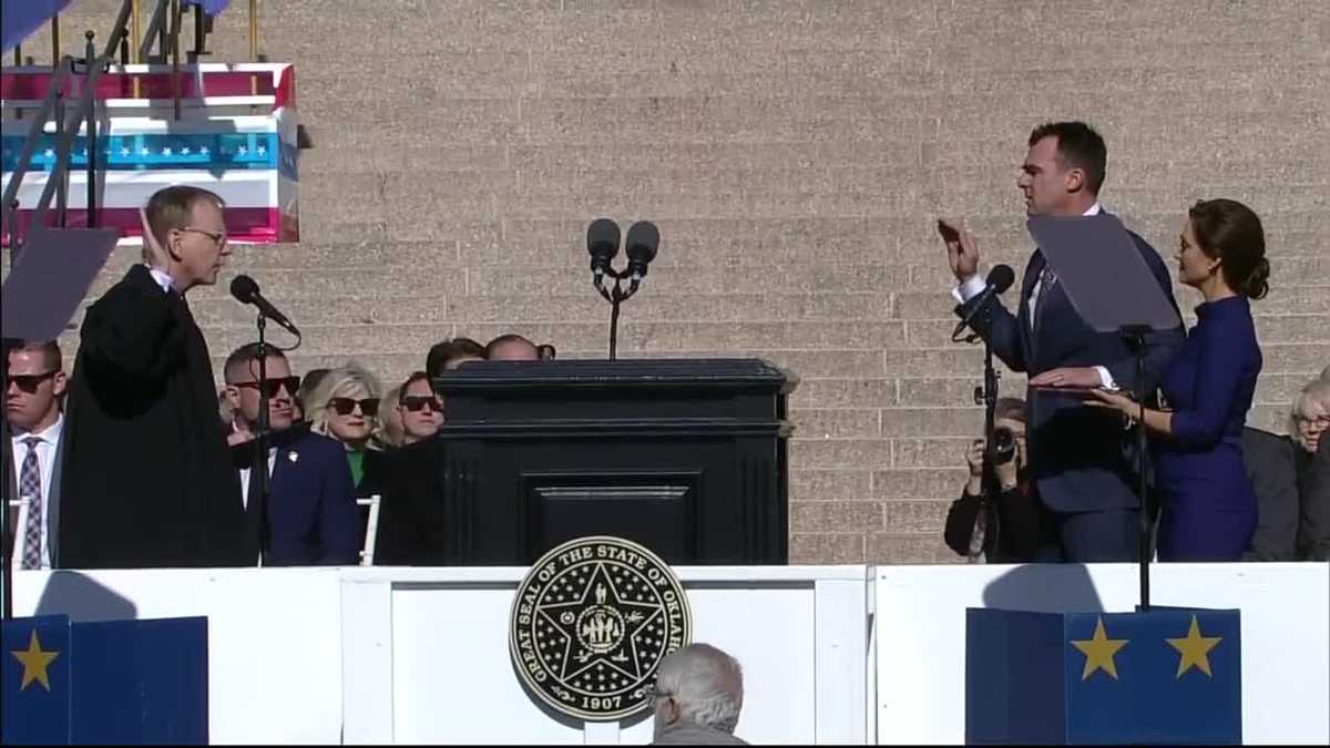 Oklahoma holds inauguration for Gov. Kevin Stitt's second term