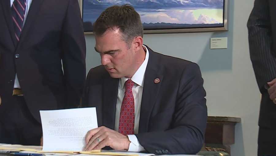 Oklahoma governor signs $8.1B budget, state's largest ever