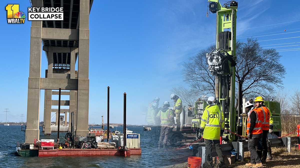 Pre-construction underway at site of Key Bridge rebuild