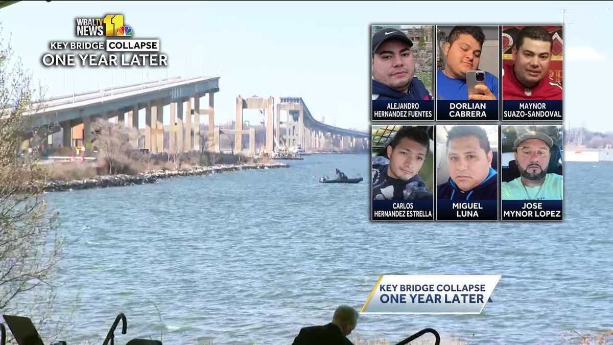 Key Bridge collapse ceremony honors lives lost 1 year later