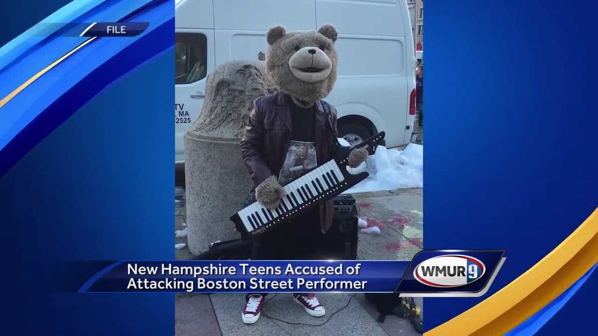 NH teens accused of attacking Boston's Keytar Bear