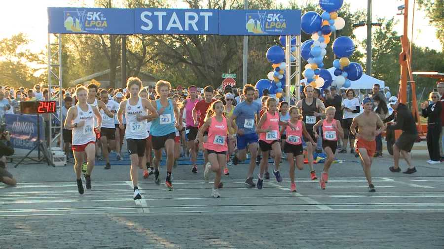 Racers return to 5K at the LPGA after virtual-only year