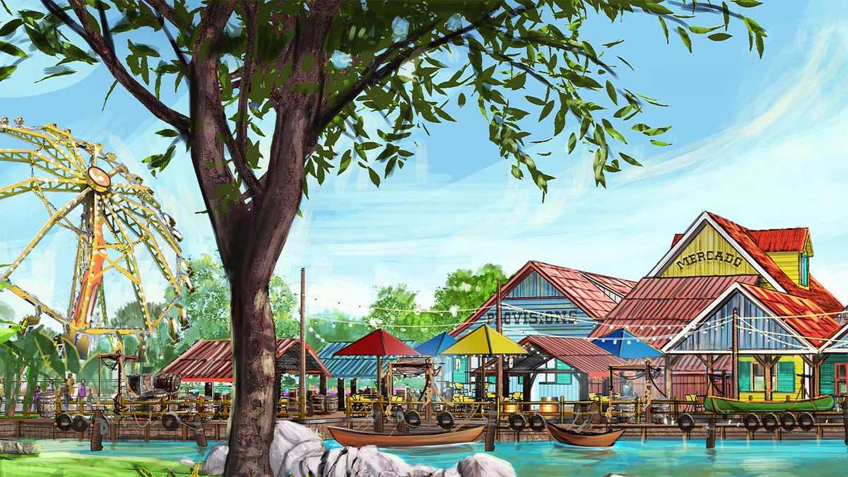 PHOTOS: Kings Island reveals plans for new themed area with 2 new rides