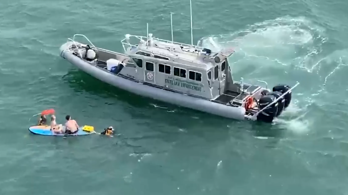 Kids on paddle board rescued a mile off Florida coast
