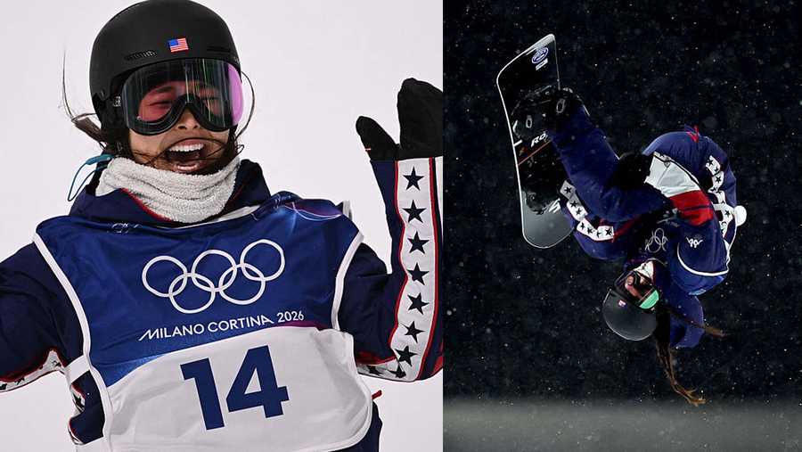 Watch: Chloe Kim wins silver, denied 3-peat in halfpipe