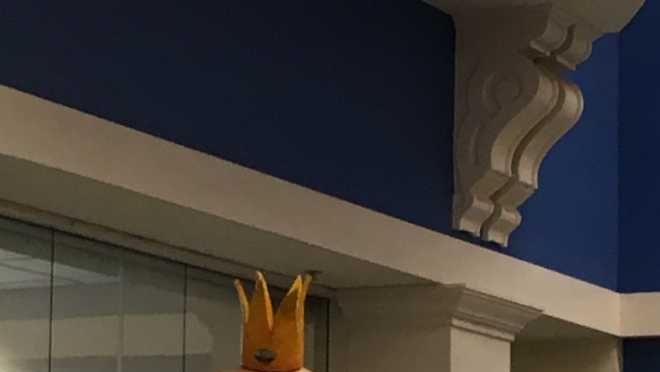 King Cake Baby is back to terrify unsuspecting NBA fans