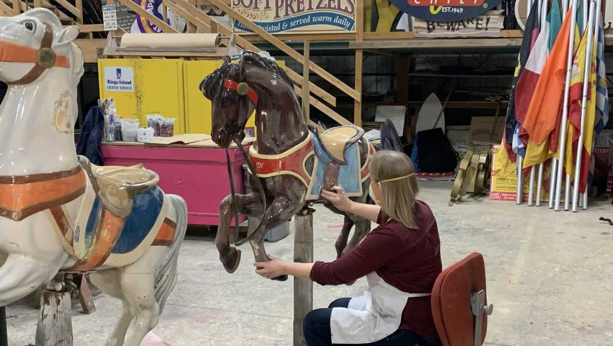 Kings Island's carousel, Ohio River share history