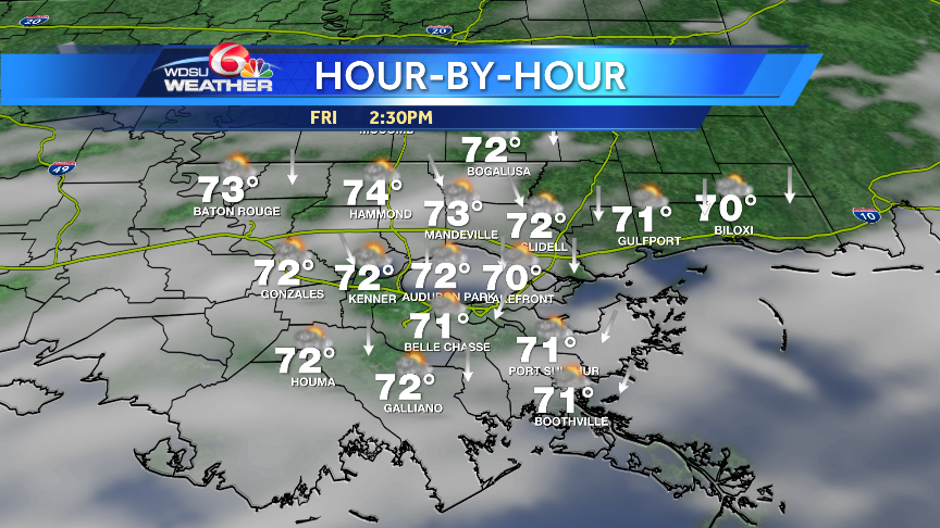 November 11 forecast: Nice weekend weather