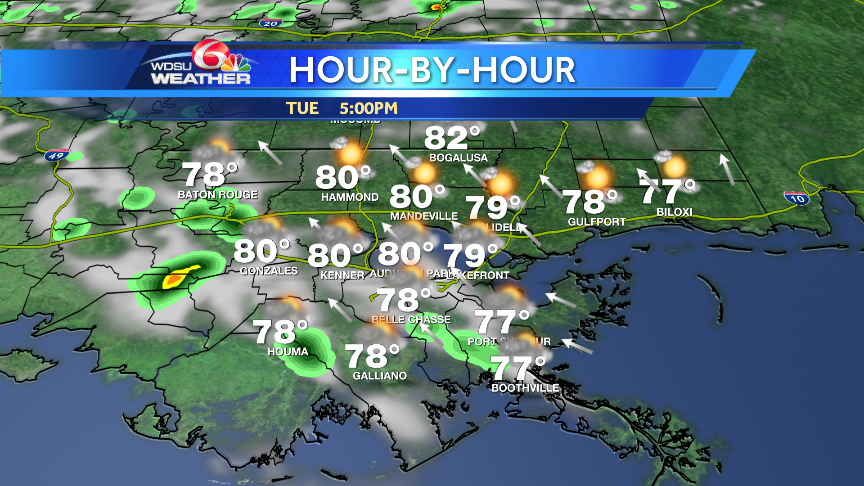 April 18 Forecast: Scattered storms, turning drier & warmer