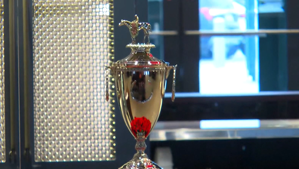 Kentucky Derby trophy arrives at Churchill Downs with less than 100 ...
