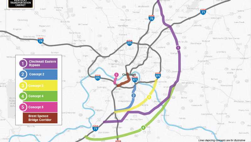 Kentucky Transportation Cabinet: Another bridge needed over Ohio River