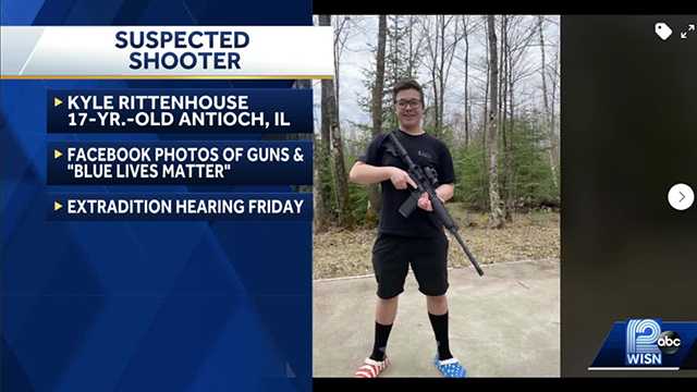 Kenosha protest shooting suspect charged with 2 counts of homicide