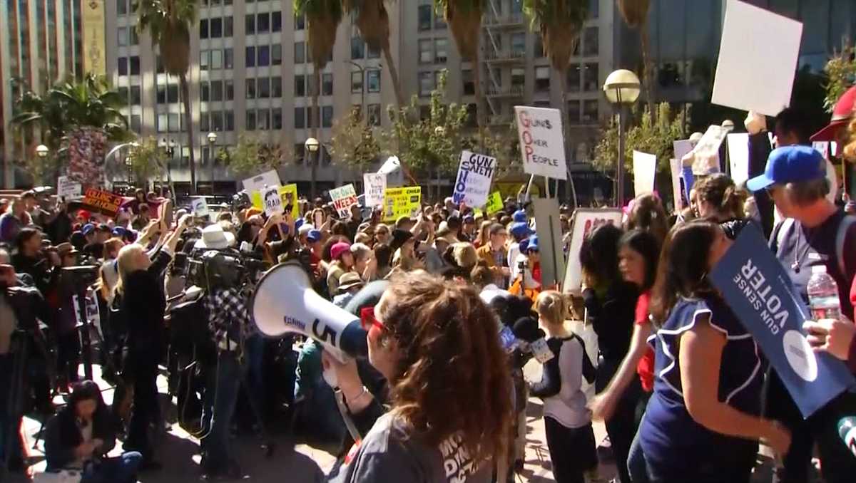 California students demand action on gun violence