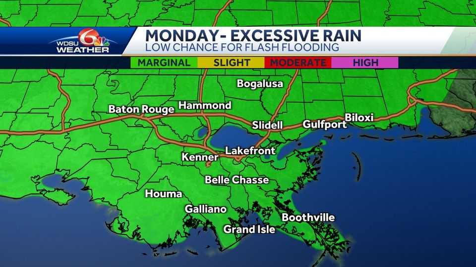 Labor Day - Showers, Storms, and 80s