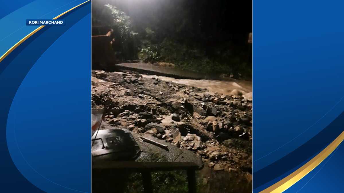 Slideshow: Damage from flash flooding in New Hampshire