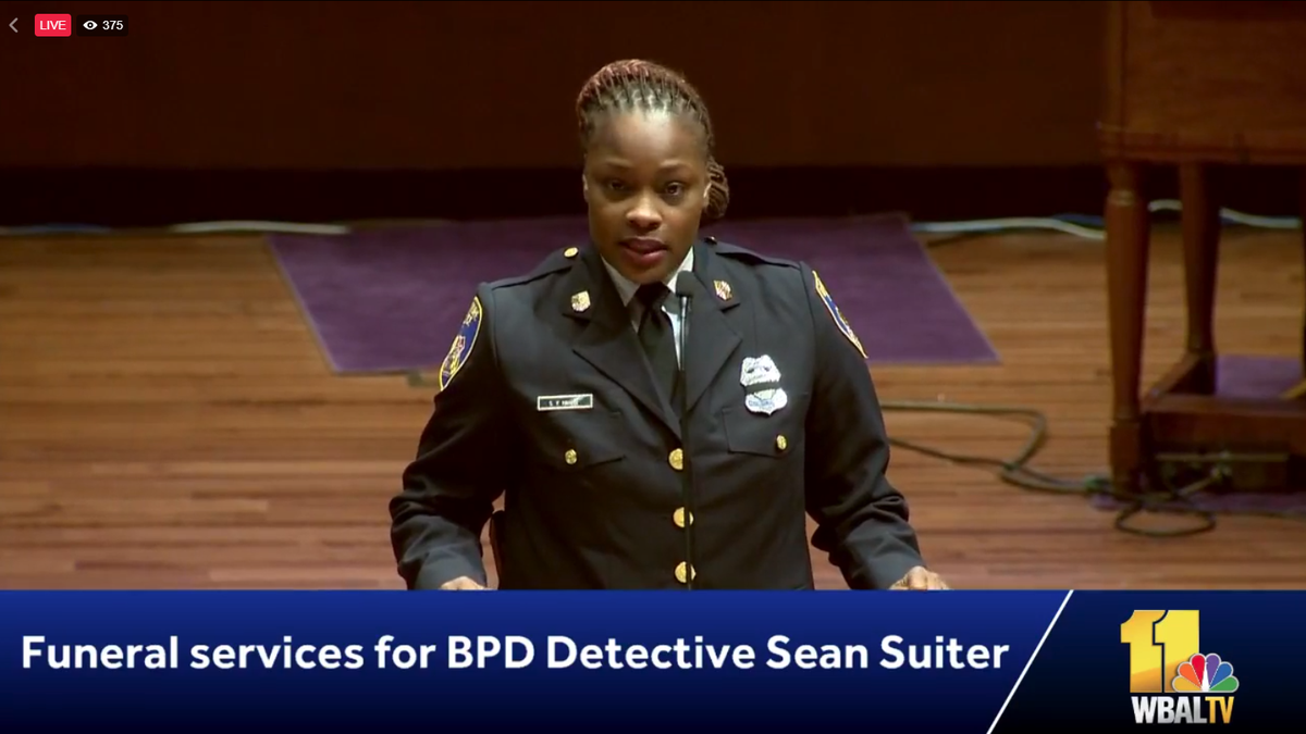 PHOTOS: Baltimore police Detective Sean Suiter's funeral