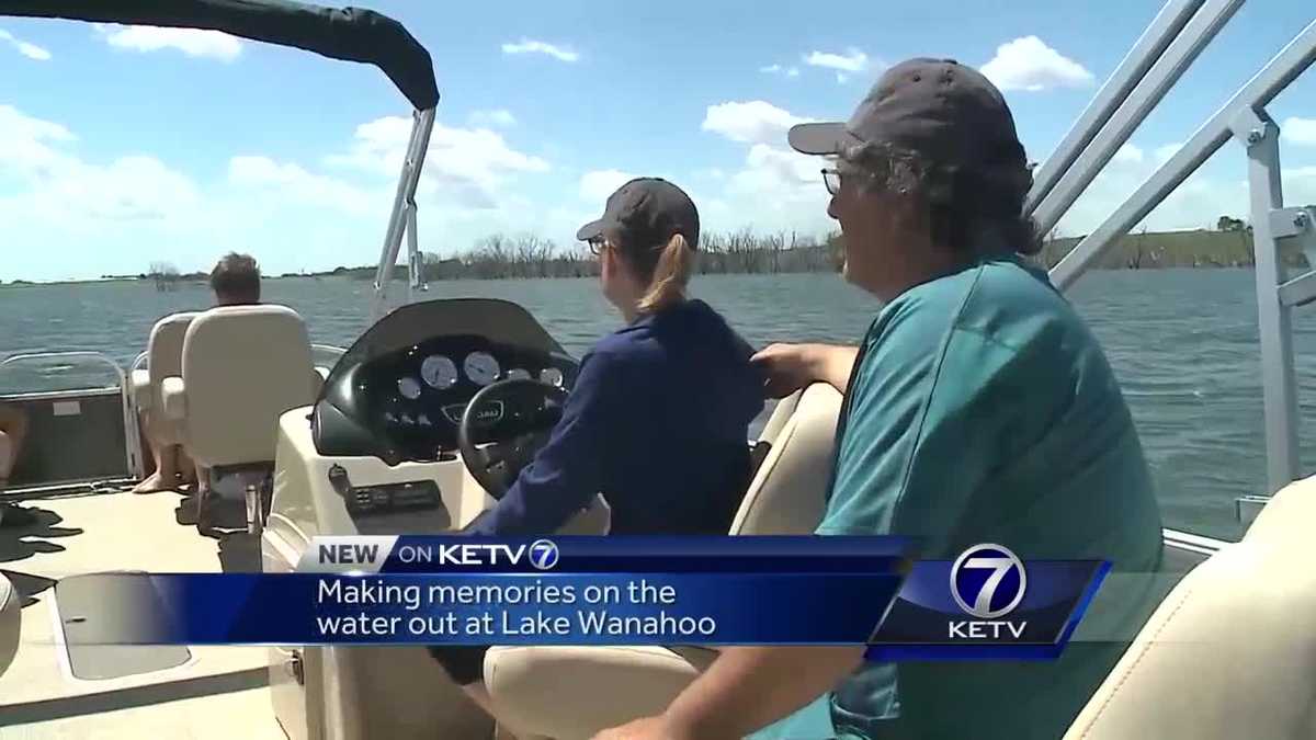 Making memories on the water out at Lake Wanahoo