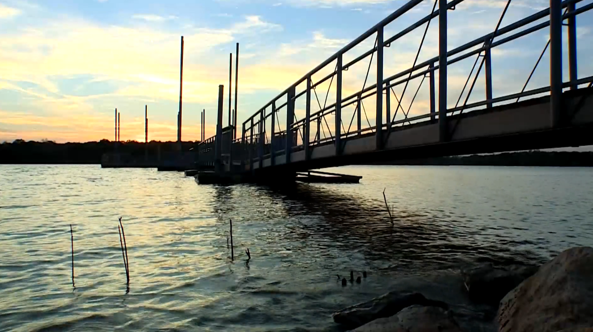 Person pulled out of water at Lake Stanley Draper