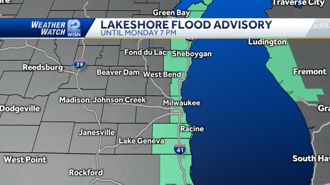 Flood watch, lakeshore flood advisory, river flood warnings