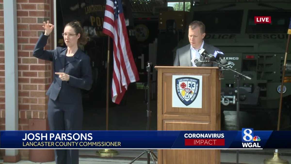 LANCASTER COUNTY leaders hold briefing on response to coronavirus