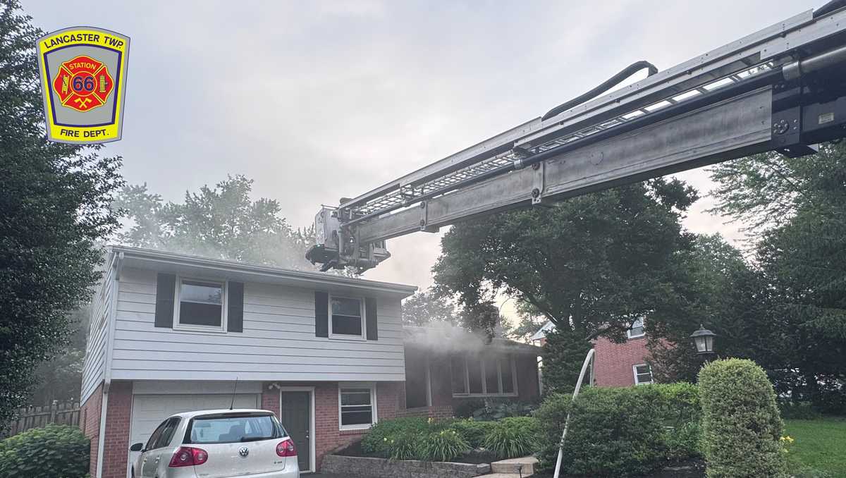 PHOTOS: Smoke emanates from Lancaster County, Pa. home after bathroom ...