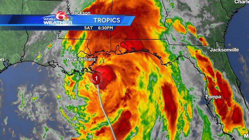 Hurricane Nate: View maps and graphics