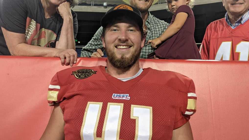 Langan helps lead Birmingham Stallions to USFL Championship